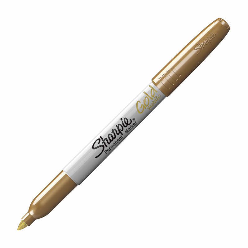 TeachersParadise - Sharpie® Metallic Fine Point Permanent Marker, Gold ...