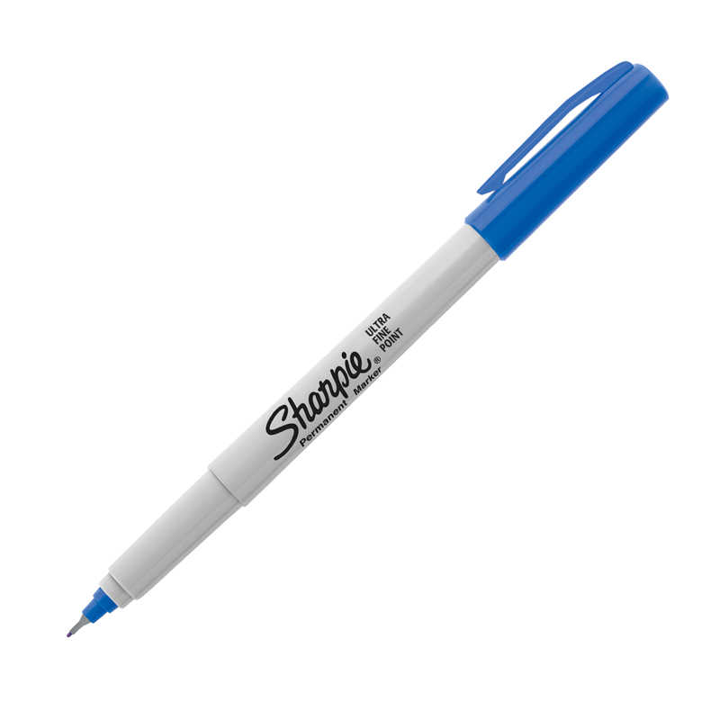 TeachersParadise - Sharpie® Ultra Fine Point Permanent Marker, Blue ...