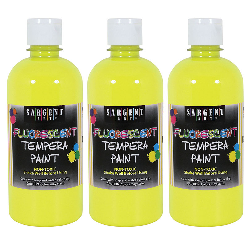 TeachersParadise - Sargent Art® Tempera Paint, Chartreuse Neon, 16 oz ...