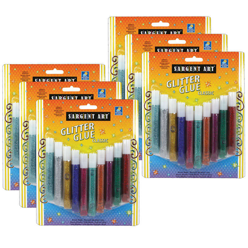 TeachersParadise - Sargent Art® Washable Classic Glitter Glue Tubes ...