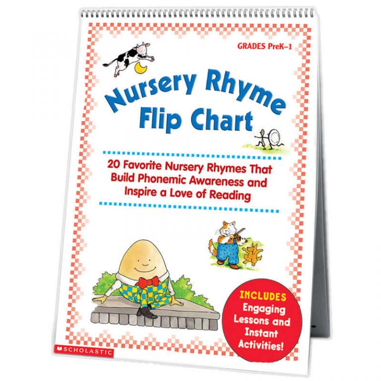 TeachersParadise - Scholastic Nursery Rhyme Flip Chart, Grades PK-1 ...