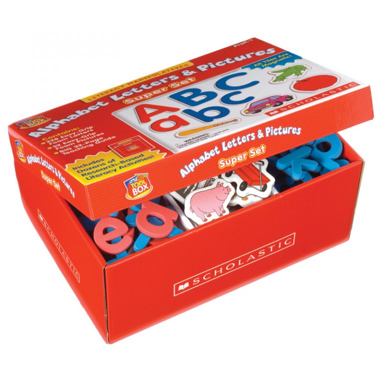 TeachersParadise - Scholastic Little Red Tool Box Alphabet Letters ...