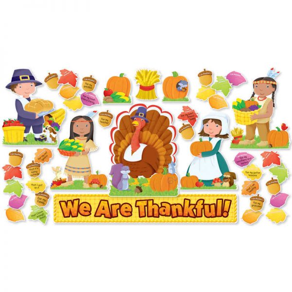 TeachersParadise - Scholastic We Are Thankful! Bulletin Board Set - SC ...