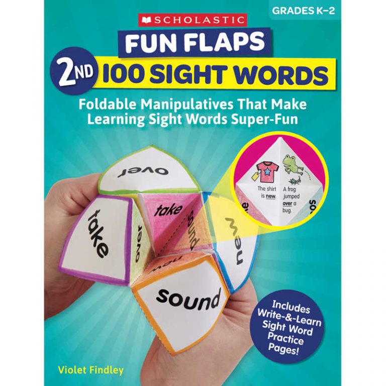 TeachersParadise - Scholastic Fun Flaps: 2nd 100 Sight Words - SC-860314
