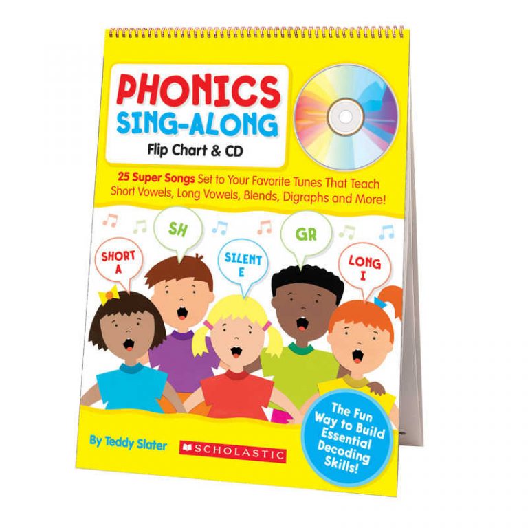 TeachersParadise - Scholastic Phonics Sing-Along Flip Chart & CD - SC ...