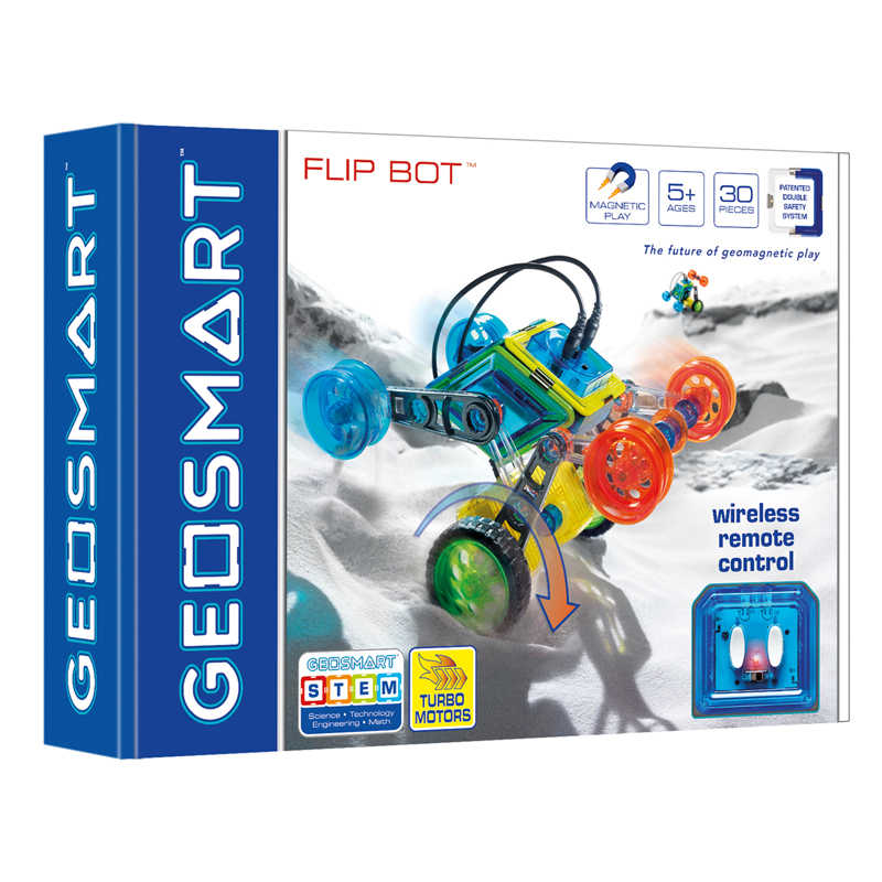 TeachersParadise - GeoSmart™ FlipBot - 30 Pieces - SG-GEO215US