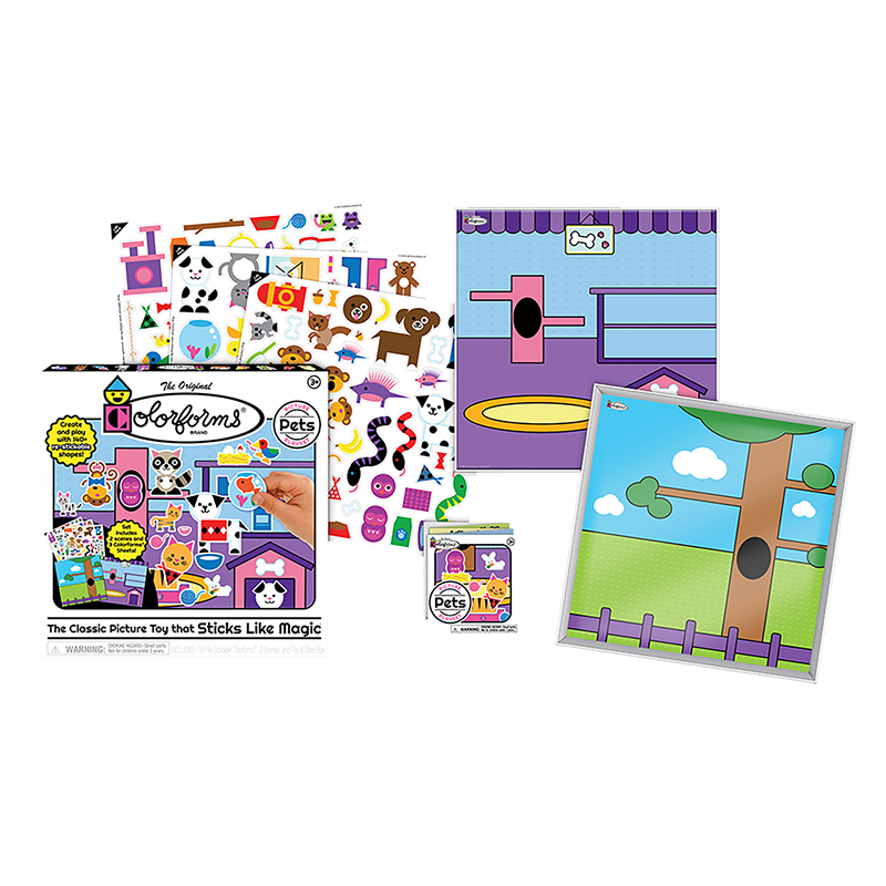 TeachersParadise - Colorforms Colorforms® Pets Picture Playset - SME1113Z