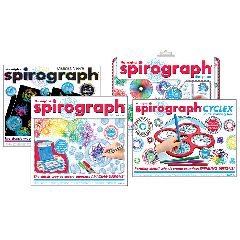TeachersParadise - Spirograph® Spirograph® Original, Cyclex, Scratch ...