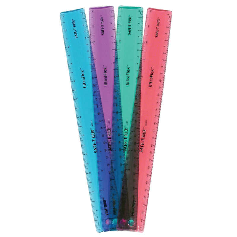 TeachersParadise - Learning Resources Ultraflex Safe-T Ruler, Pack of ...