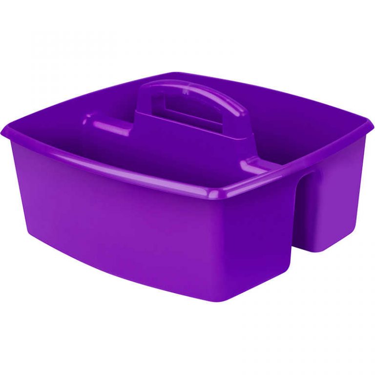 TeachersParadise - Storex Large Caddy, Purple - STX00955U06C
