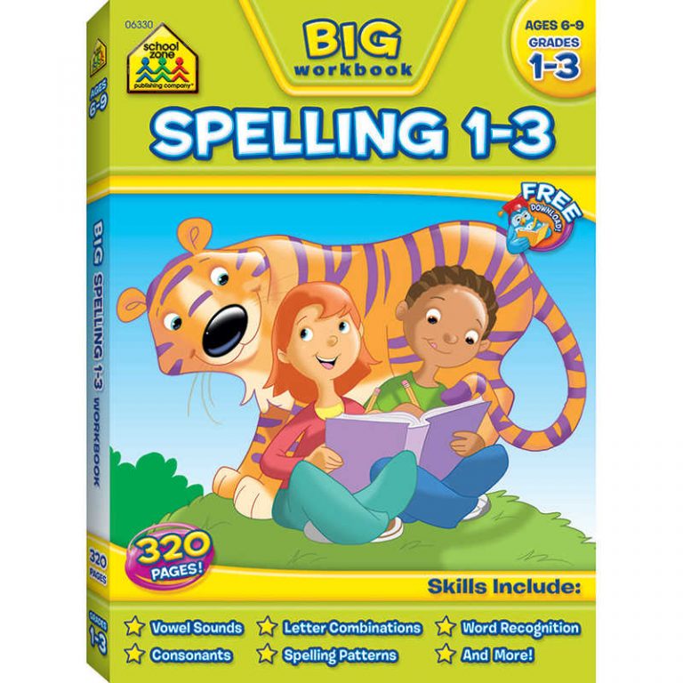 TeachersParadise - School Zone Publishing BIG Spelling Workbook, Grades ...