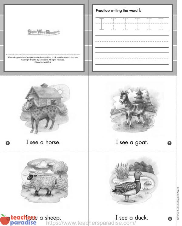 Sight Word Readers Teaching Guide by Scholastic SC-951182 ...