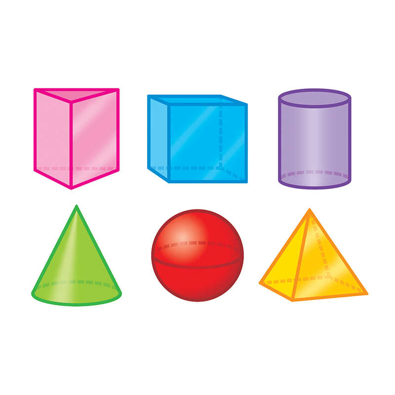 TeachersParadise - TREND 3-D Shapes Mini Accents Variety Pack, 36 ct ...