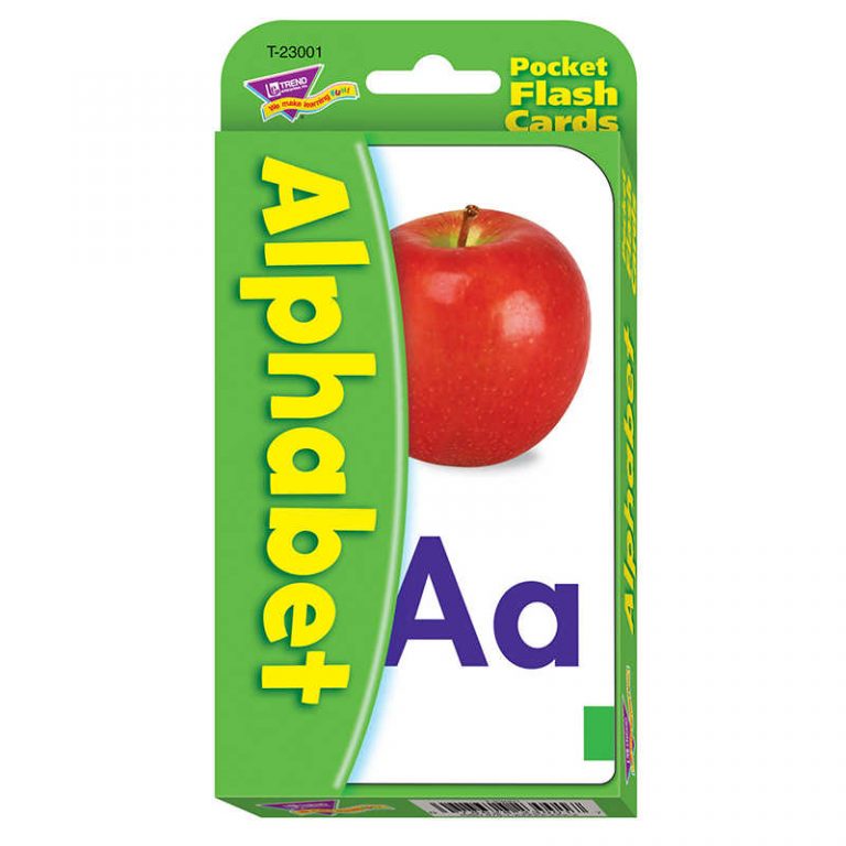 TeachersParadise - TREND Alphabet Pocket Flash Cards - T-23001