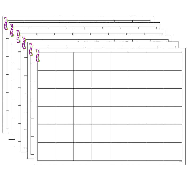 TeachersParadise - TREND Graphing Grid (Large Squares) Wipe-Off® Chart ...