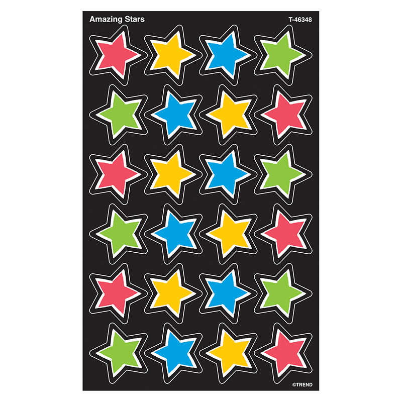 TeachersParadise - TREND TREND Amazing Stars superShapes Stickers ...