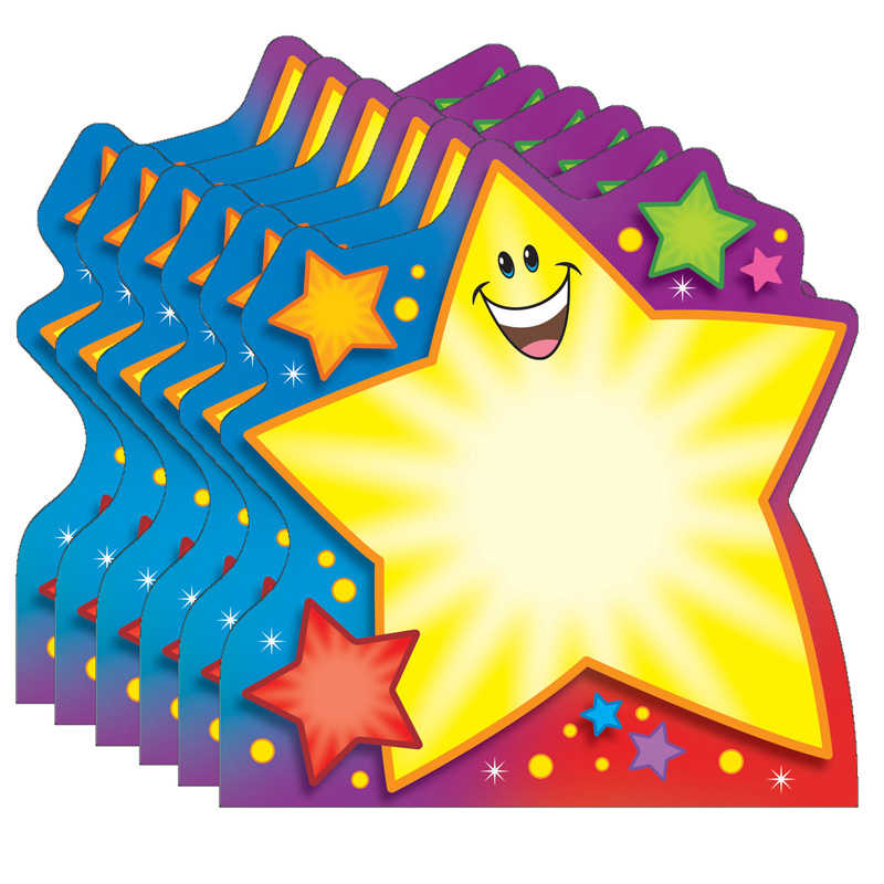 TeachersParadise - TREND Super Star Note Pad-Shaped, 50 Sheets Per Pad ...
