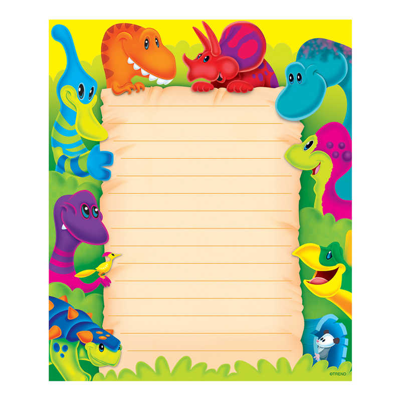 TeachersParadise - TREND Dino-Mite Pals® Note Pad-Rectangle, 50 sheets ...