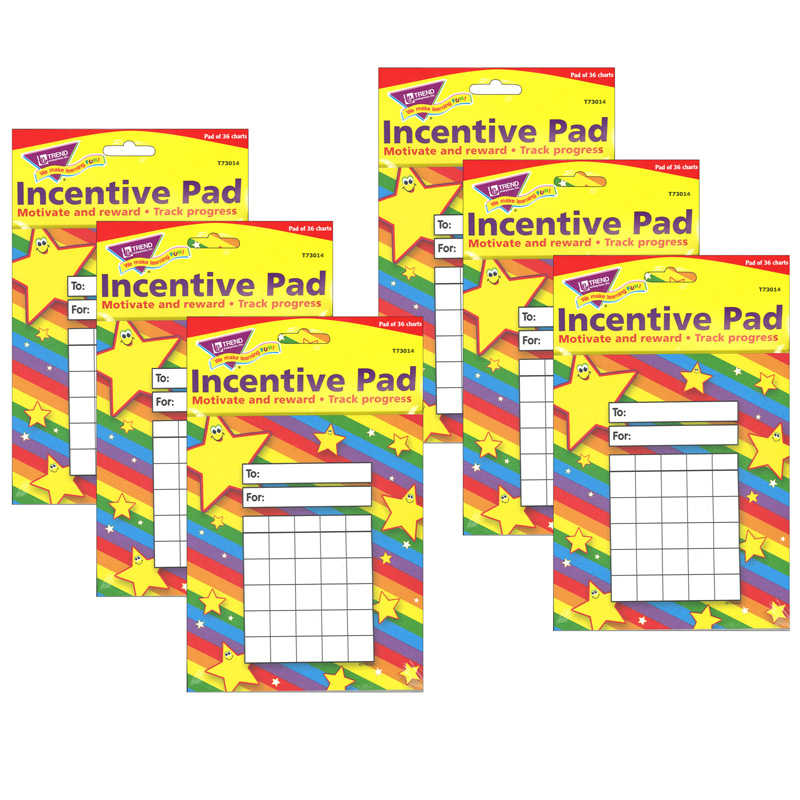 TeachersParadise - TREND Stars Incentive Pad, 36 Sheets Per Pad, Pack ...