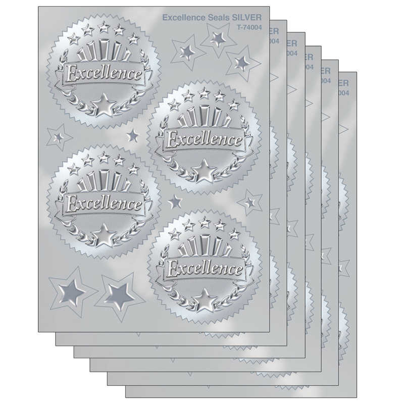 TeachersParadise - TREND Excellence (Silver) Award Seals Stickers, 32 ...