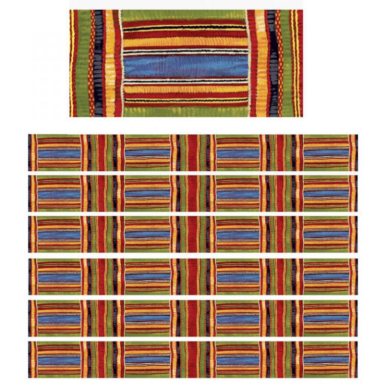 TeachersParadise - TREND Kente Cloth Bolder Borders®, 35.75' Per Pack ...