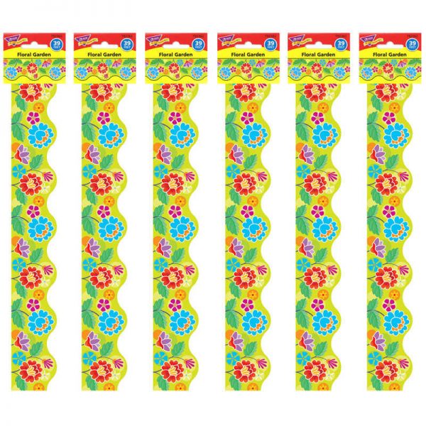 TeachersParadise - TREND Floral Garden Terrific Trimmers®, 39 Feet Per ...