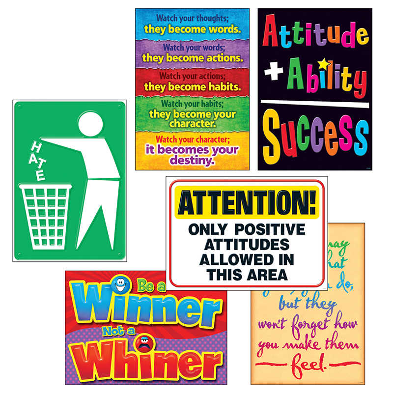 TeachersParadise - ARGUS® Attitude Matters ARGUS® Posters Combo Pack ...