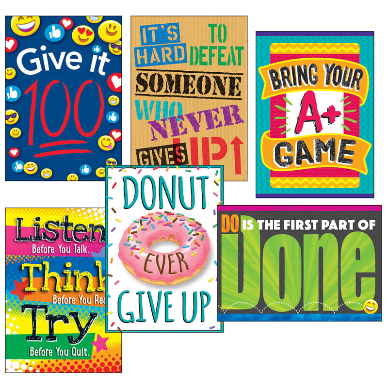 TeachersParadise - ARGUS® Make the Effort ARGUS® Poster Combo Pack - T ...