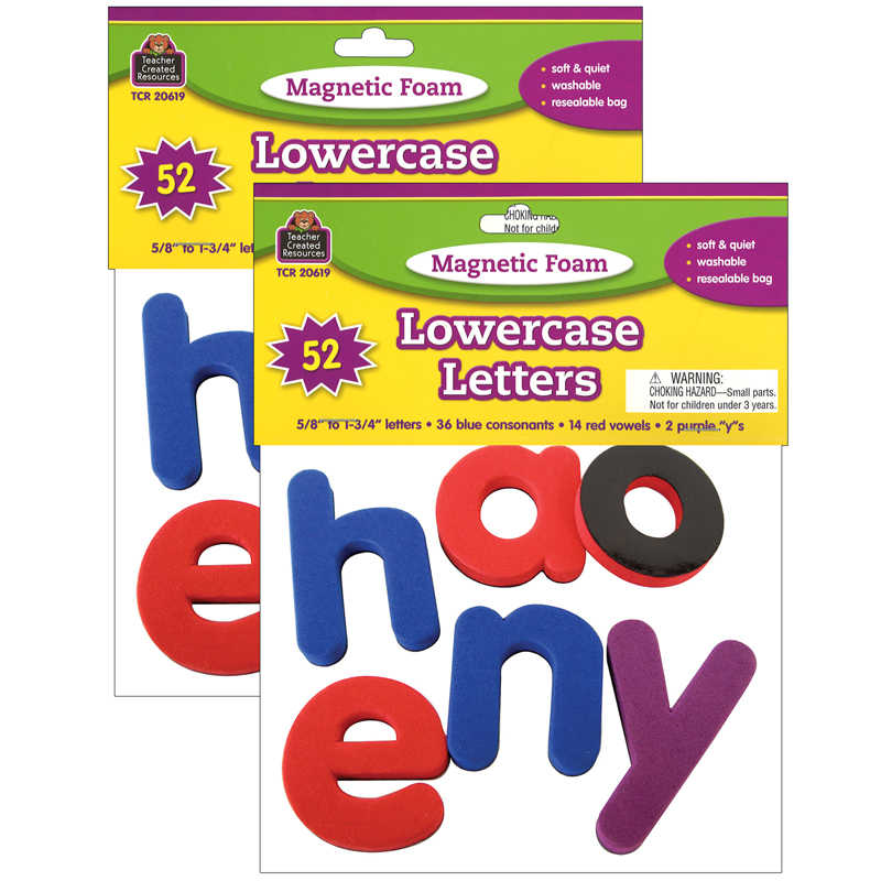 TeachersParadise - Teacher Created Resources Magnetic Foam Lowercase ...