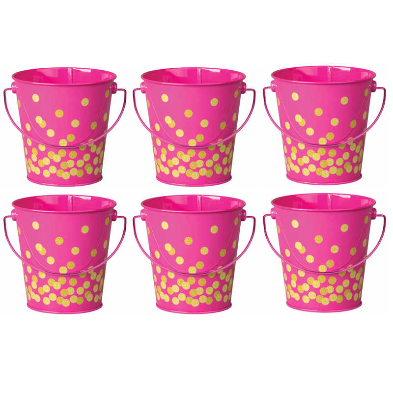 TeachersParadise - Teacher Created Resources Pink Confetti Bucket, Pack ...