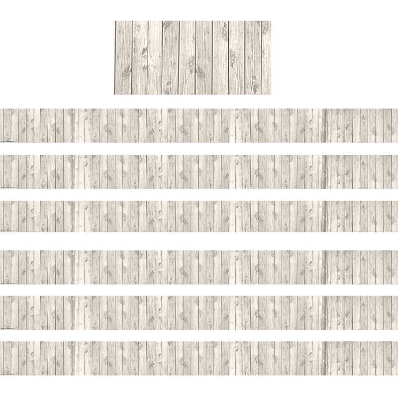 TeachersParadise - Teacher Created Resources White Wood Straight Border ...