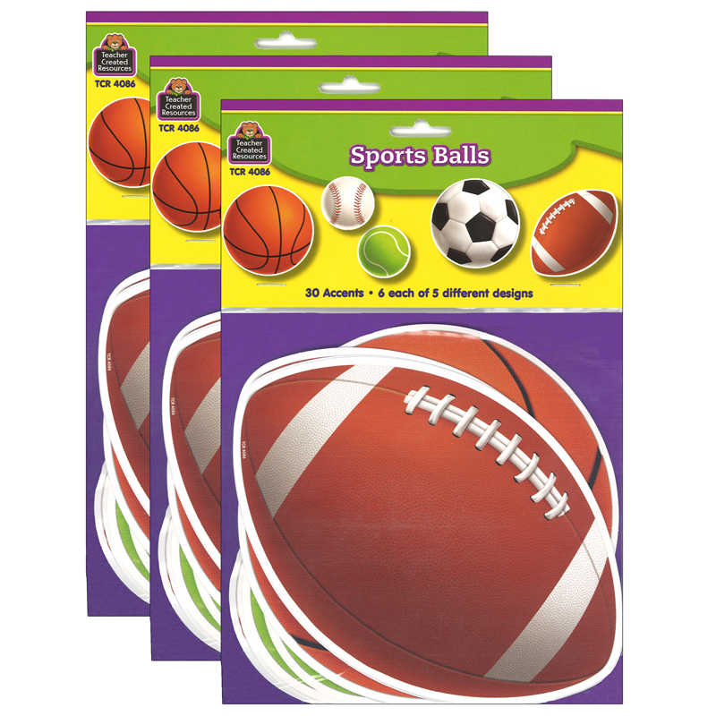 TeachersParadise - Teacher Created Resources Sports Balls Accents, 30 ...
