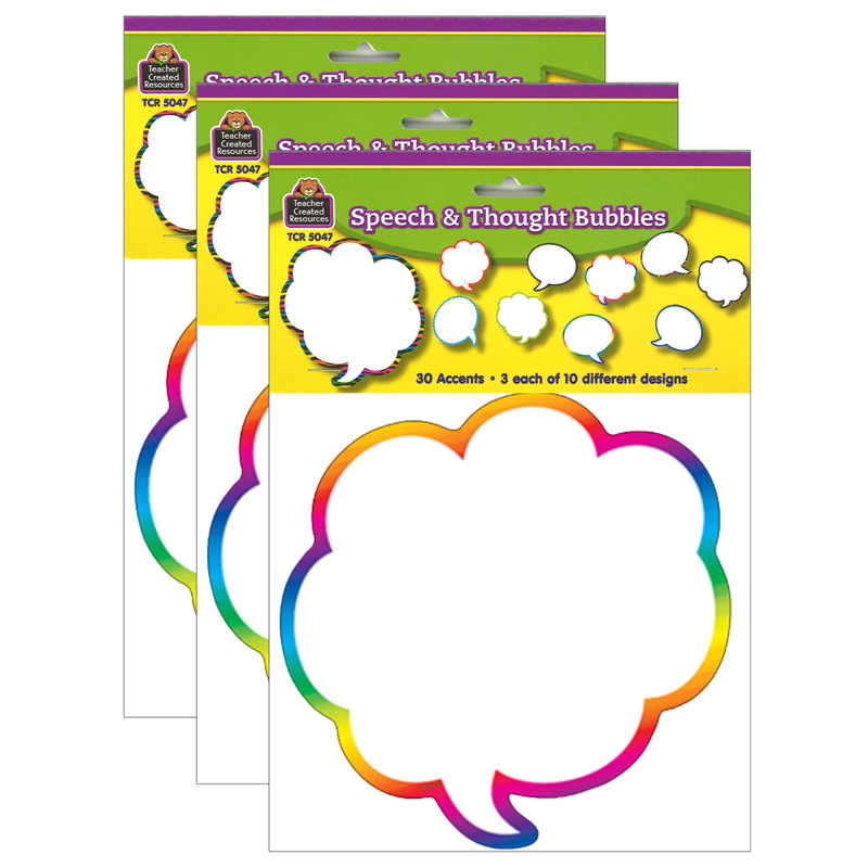 TeachersParadise - Teacher Created Resources Speech/Thought Bubbles ...