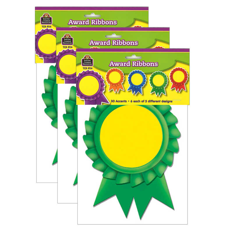 TeachersParadise - Teacher Created Resources Ribbon Awards Accents, 30 ...