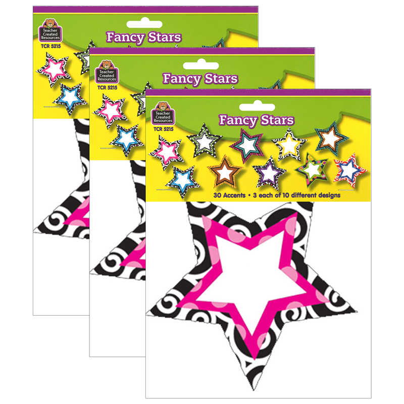 TeachersParadise - Teacher Created Resources Fancy Stars Accents, 30 ...