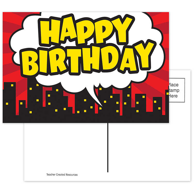 TeachersParadise - Teacher Created Resources Superhero Happy Birthday ...