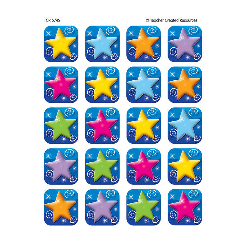 TeachersParadise - Teacher Created Resources Colorful Stars Stickers ...