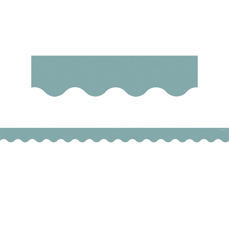 TeachersParadise - Teacher Created Resources Calming Blue Scalloped ...