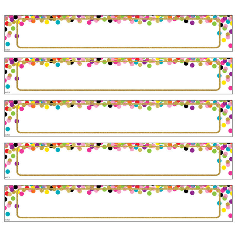 TeachersParadise - Teacher Created Resources Large Confetti Labels ...