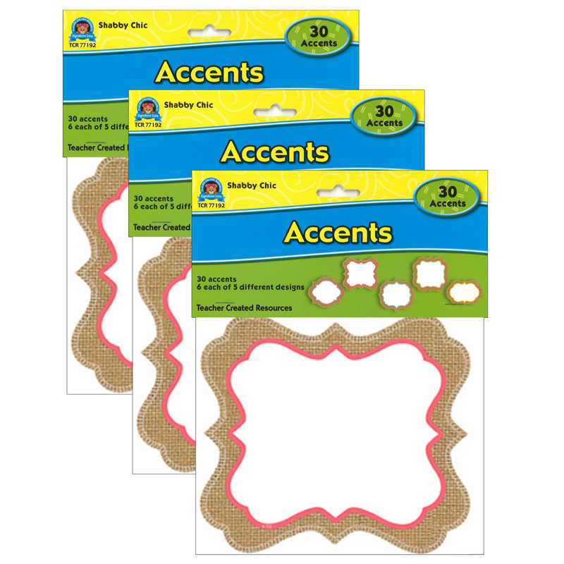 TeachersParadise - Teacher Created Resources Shabby Chic Burlap Accents ...