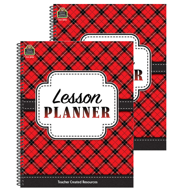 TeachersParadise - Teacher Created Resources Plaid Lesson Planner, Pack ...