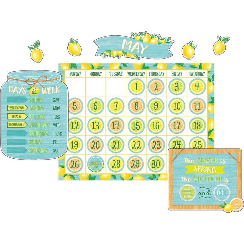 TeachersParadise - Teacher Created Resources Lemon Zest Calendar ...