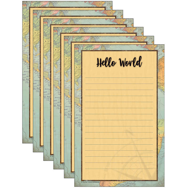 TeachersParadise - Teacher Created Resources Travel the Map Notepad, 5. ...