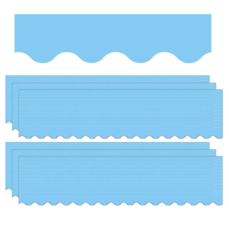 TeachersParadise - Teacher Created Resources Light Blue Scalloped ...