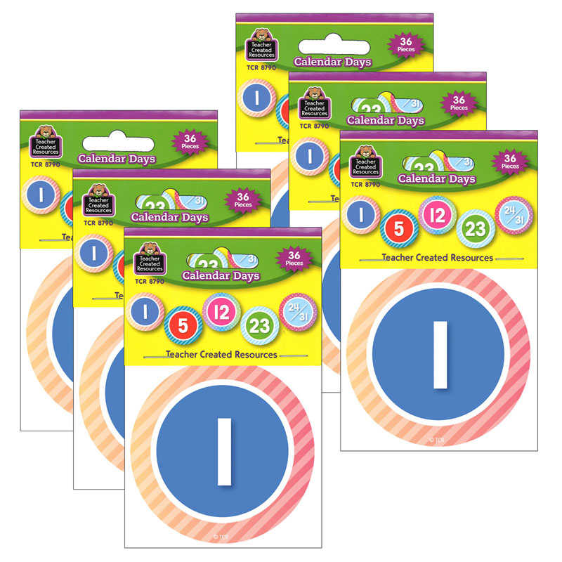 TeachersParadise - Teacher Created Resources Colorful Vibes Calendar ...