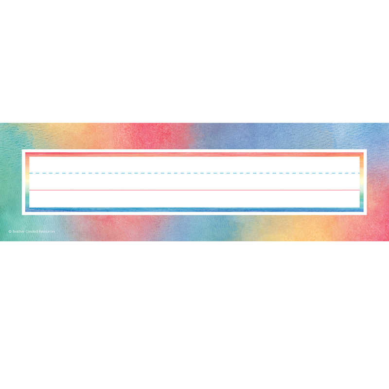 TeachersParadise - Teacher Created Resources Watercolor Name Plates, 36 ...