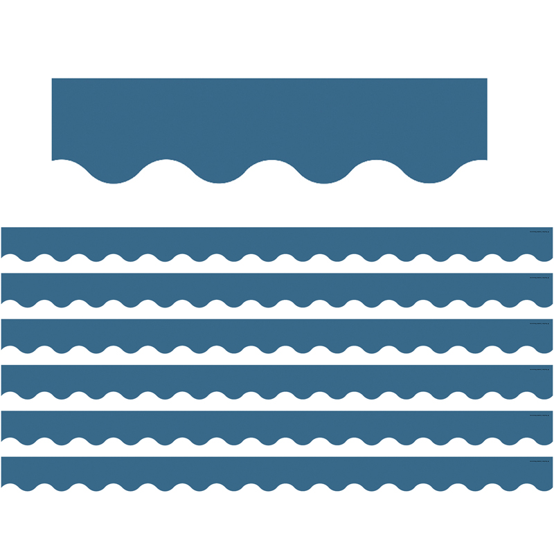 TeachersParadise - Teacher Created Resources Slate Blue Scalloped ...