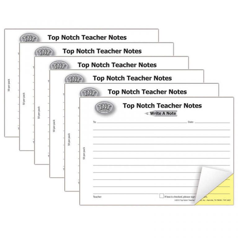TeachersParadise - Top Notch Teacher Products Write a Note, Carbonless ...