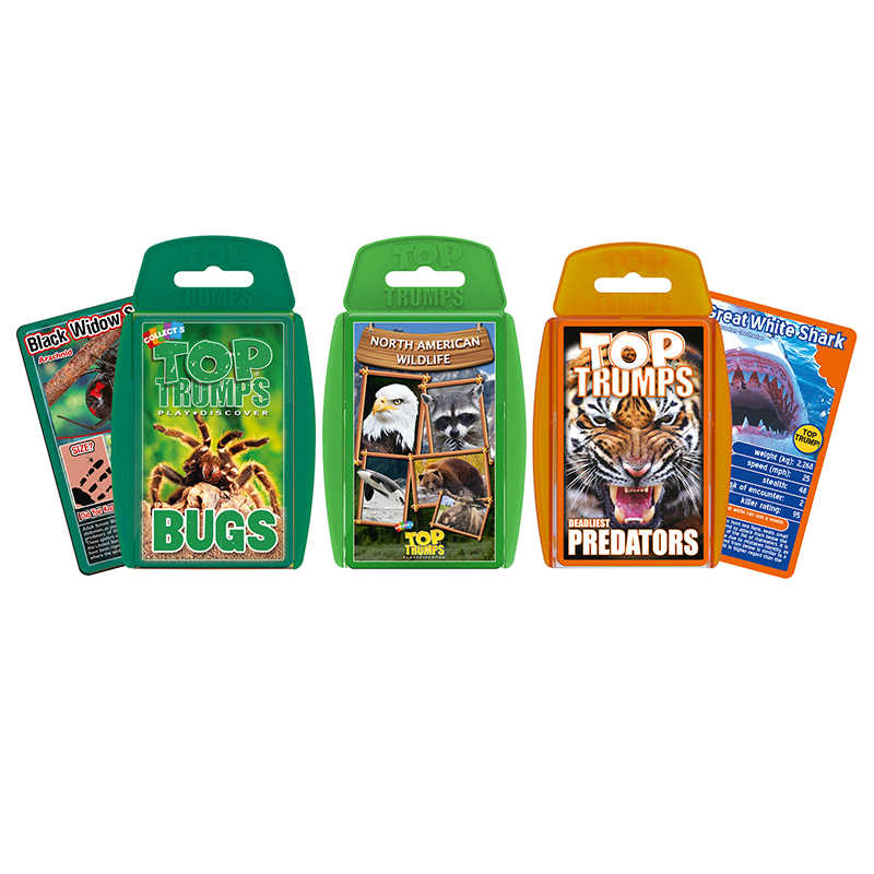 TeachersParadise - Top Trumps Top Trumps Bundle - Wildlife - TPU002630