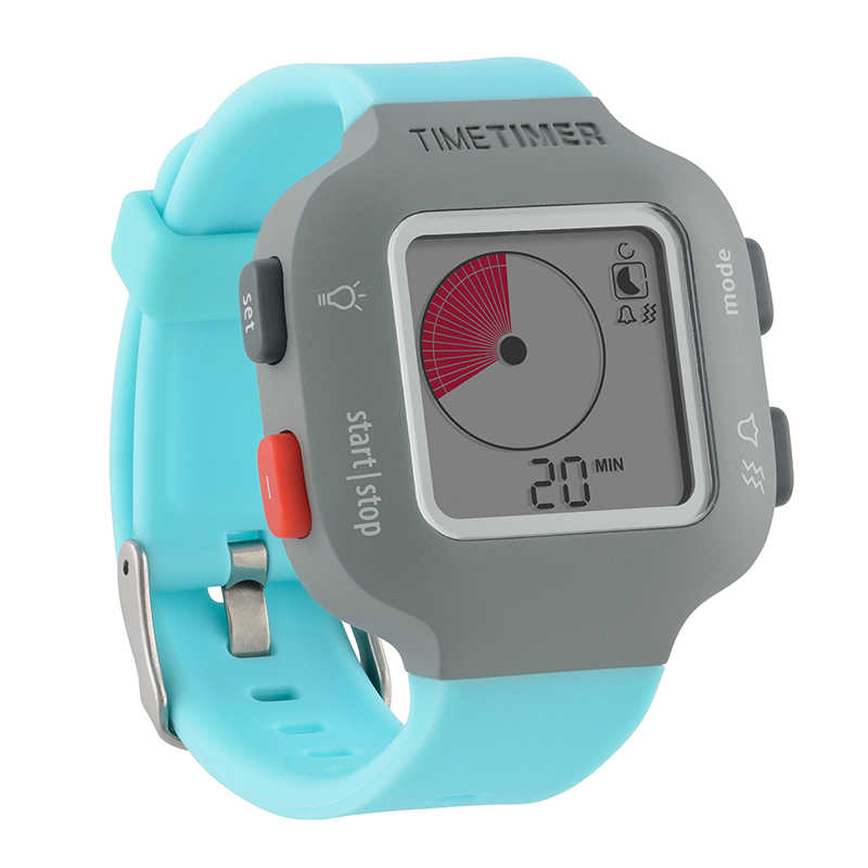 TeachersParadise - Time Timer® Watch PLUS®, Watch Timer, Small, Sky ...